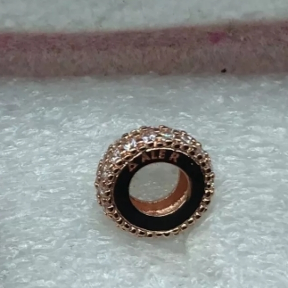 Pandora | Jewelry | Pandora Pair Of Rose Gold Pave Inspiration Spacers ...